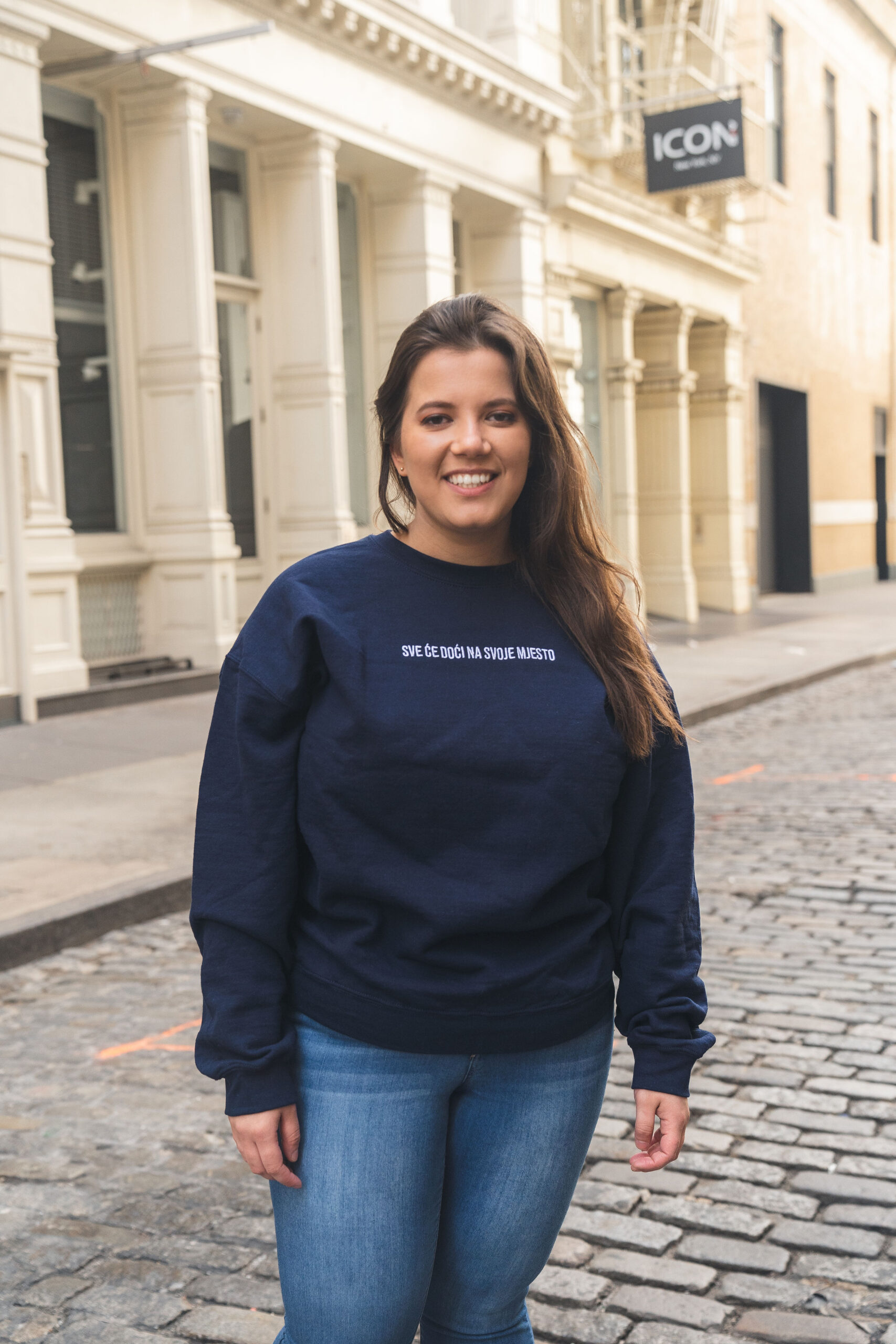 Sve Će Doći Na Svoje Mjesto Embroidered Sweatshirt - Balkan Bred