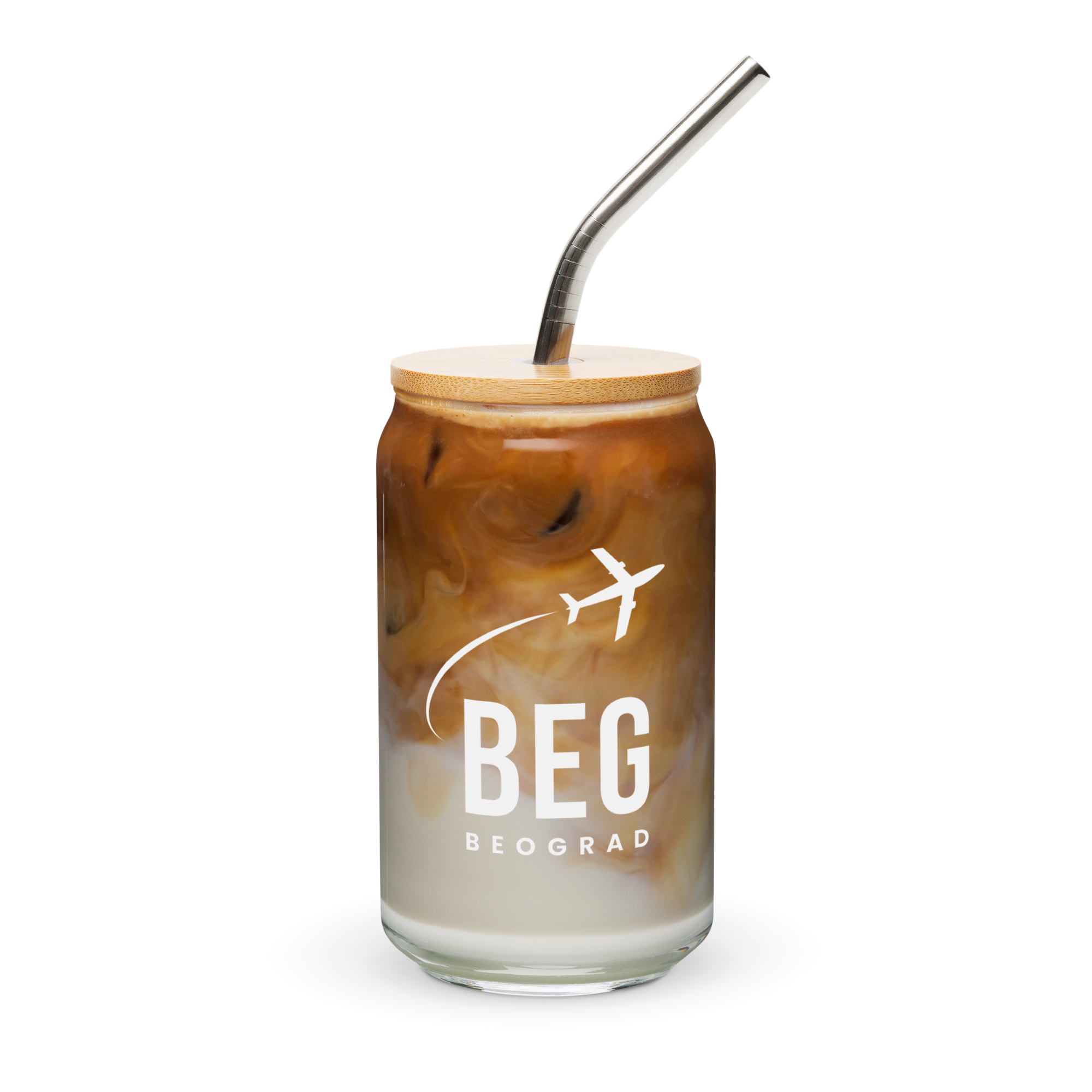 Beograd (BEG) Can-Shaped Glass - Balkan Bred